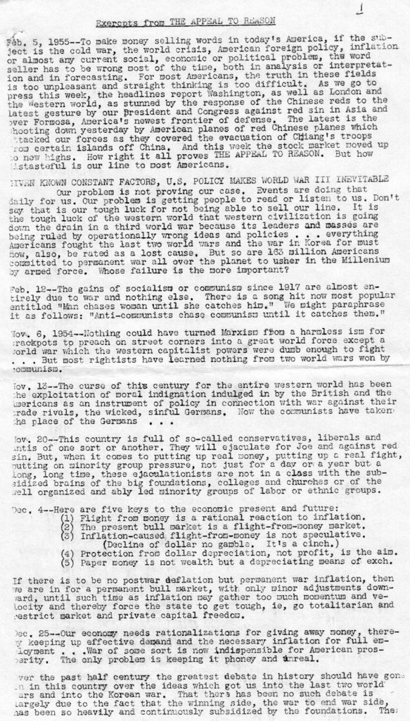 Lawrence Dennis - The Library of Willis A. Carto