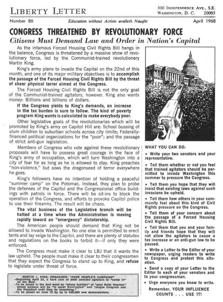 Liberty Newsletter Front Pages - The Library of Willis A. Carto