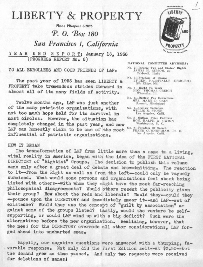 Liberty and Property - The Library of Willis A. Carto