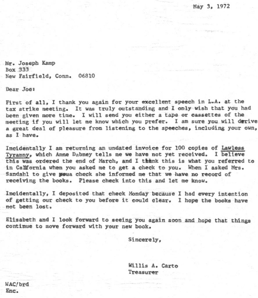 Joseph P. Kamp - The Library of Willis A. Carto